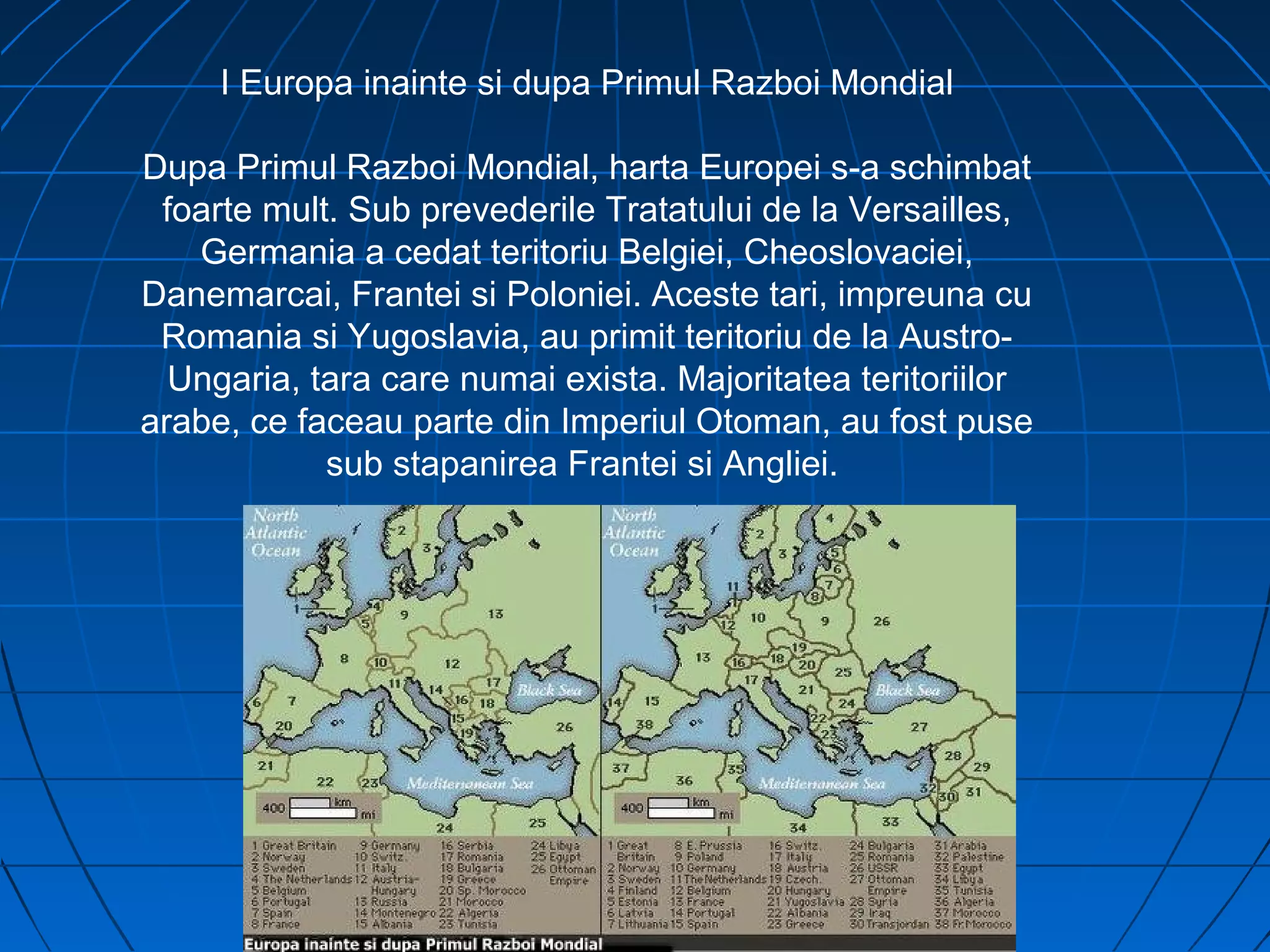 Primul razboi mondial | PPT