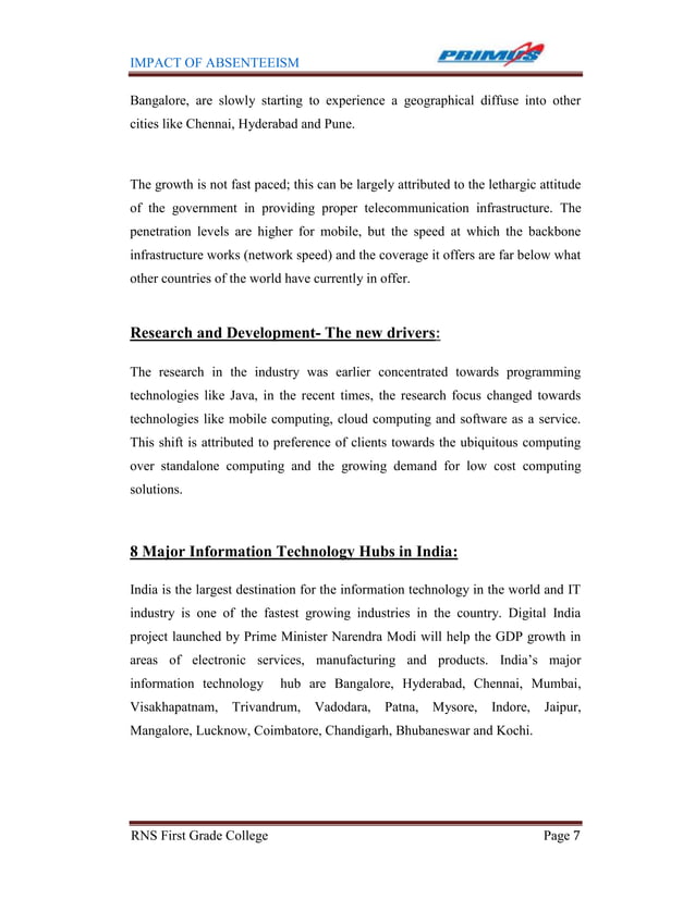 Primus project report | PDF