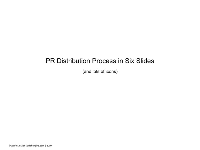 PR Distribution Process in Six Slides | PPTX
