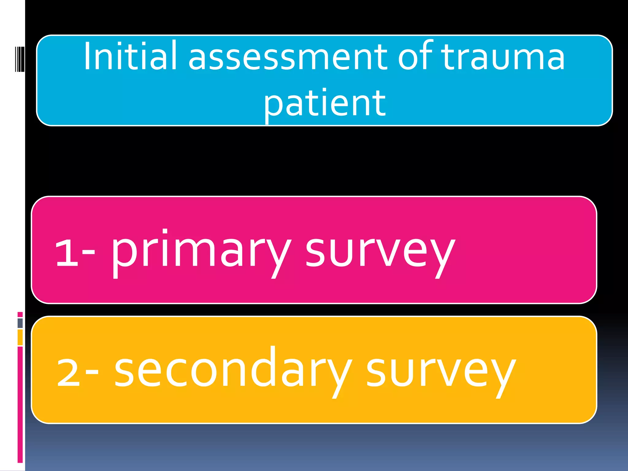 Prinary survey ATLS | PPTX