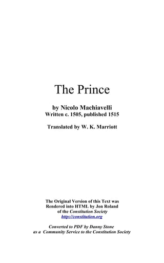 The Prince | PDF