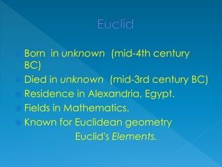 euclid | PPTX