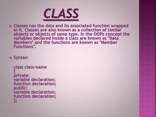 concept of oops | PPT