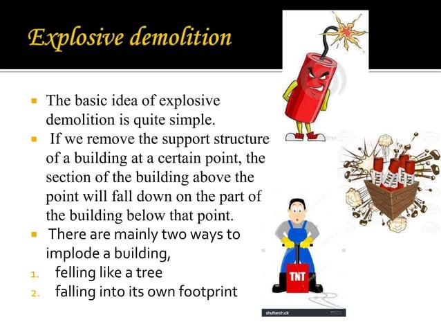 Demolition of buildings | PPTX