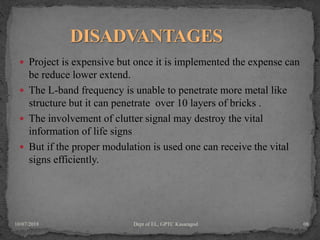 life detection system(prince p) | PPT