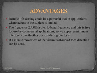 Life detection system | PPT