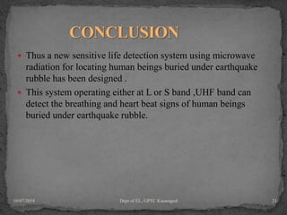 Life detection system | PPT
