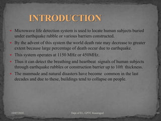 Life detection system | PPT