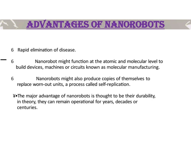 Nano robotics ppt presentation very good | PPT