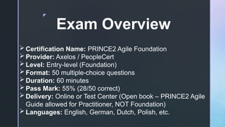 PRINCE2 Agile Foundation – Complete Guide | PPTX
