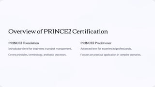 PRINCE2 Foundation vs Practitioner: Key Differences | PDF