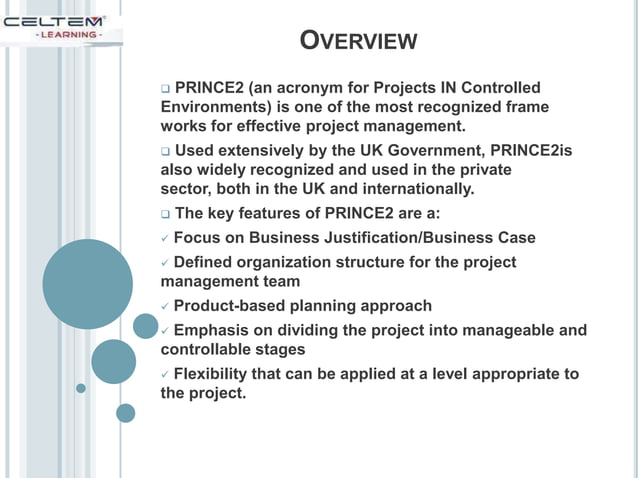 Prince 2 Foundation And Practitioner Certification Training