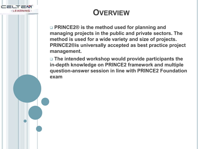 Prince 2 Foundation And Practitioner Certification Training
