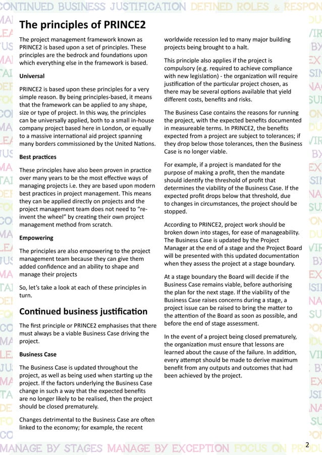 Learn the PRINCE2 Principles ebook | PDF