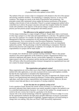 Prince2 2001 Engels | PDF