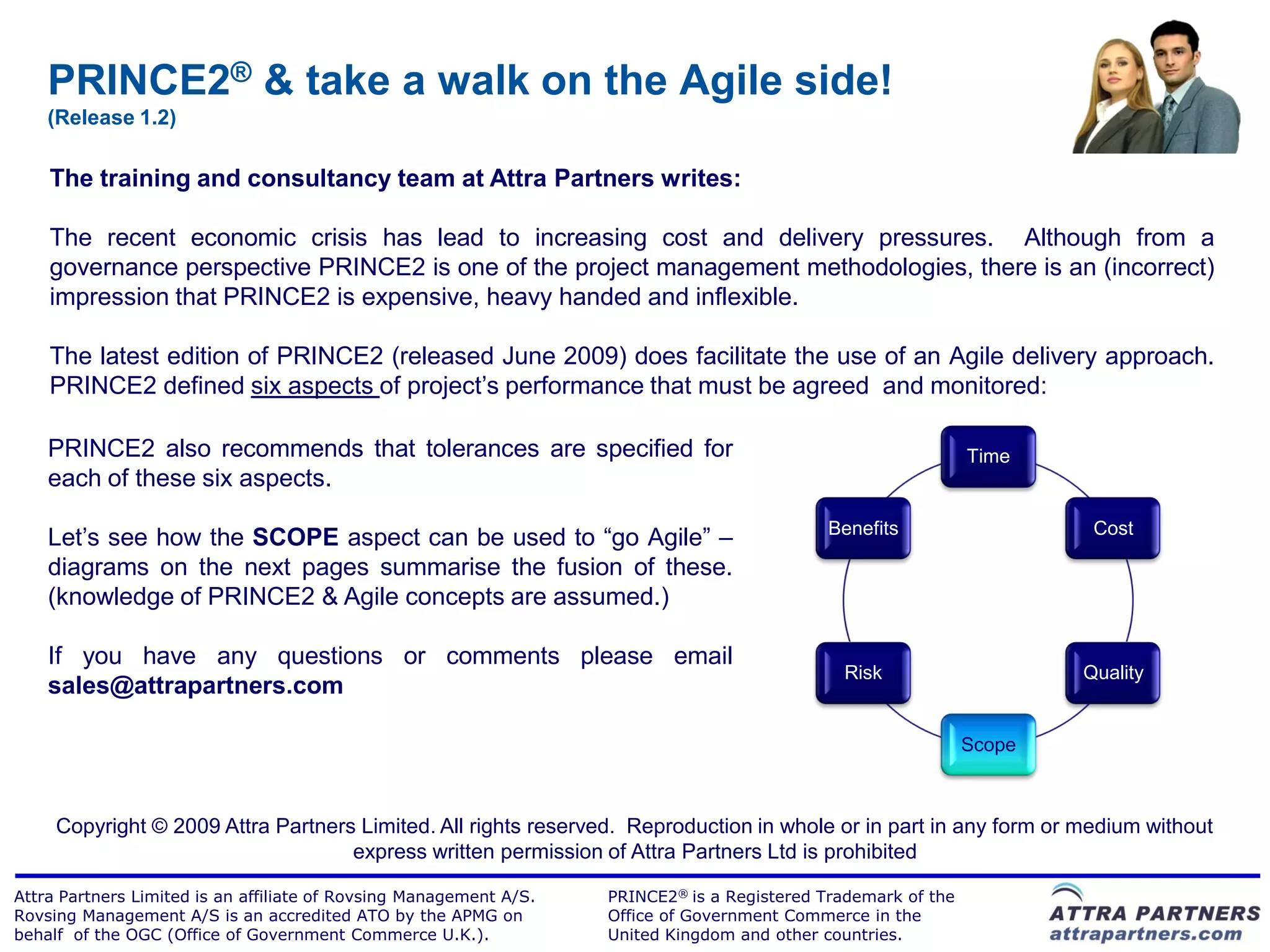 PRINCE2 and Agile | PDF
