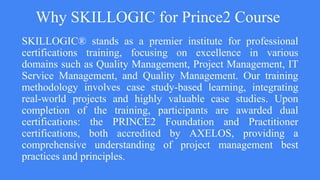 Prince2 certification Training in Pune | PPTX | Business | Business and Finance