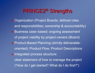 Prince2 Complement Pmbok | PDF