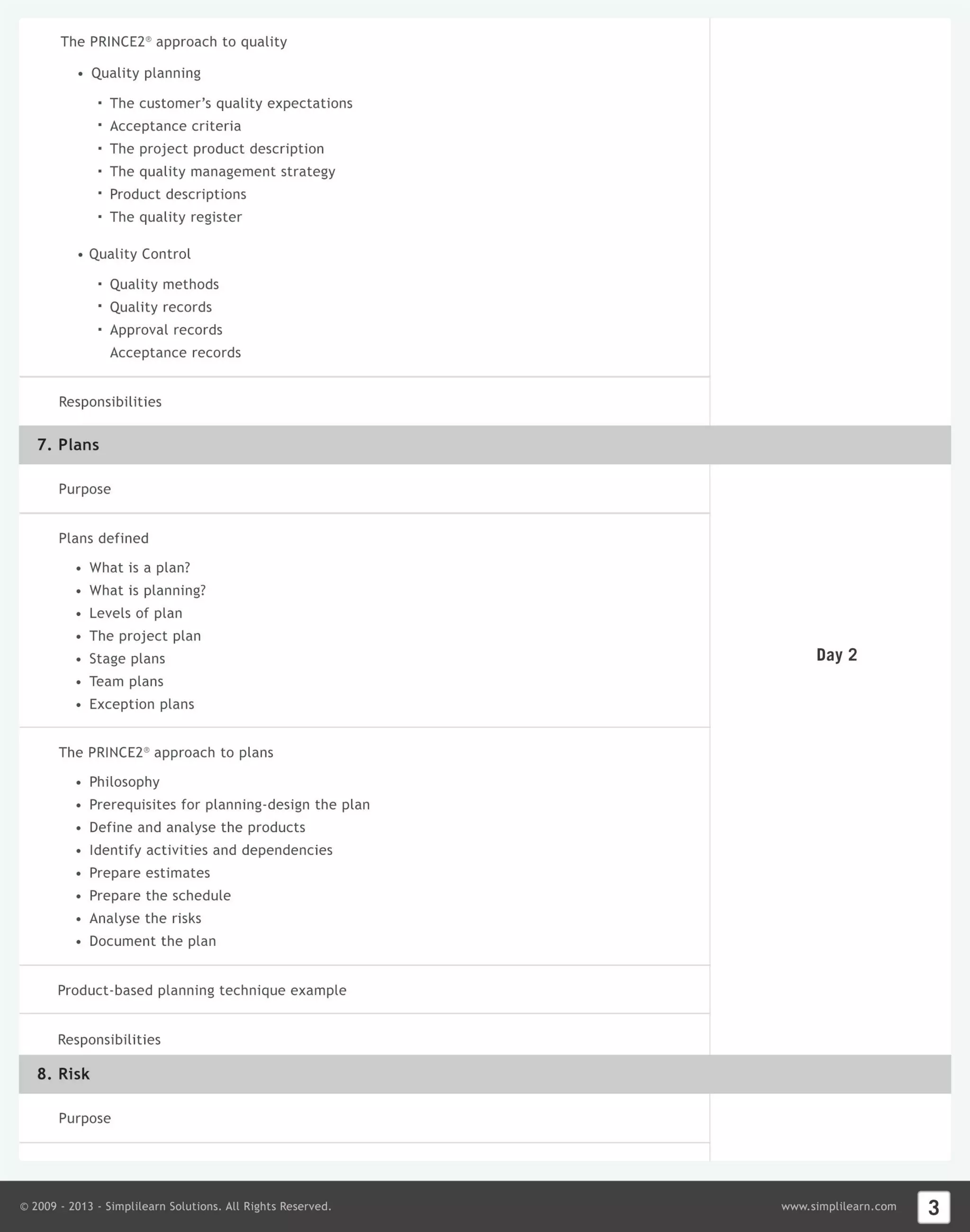 PRINCE2 Foundation Course Material | PDF