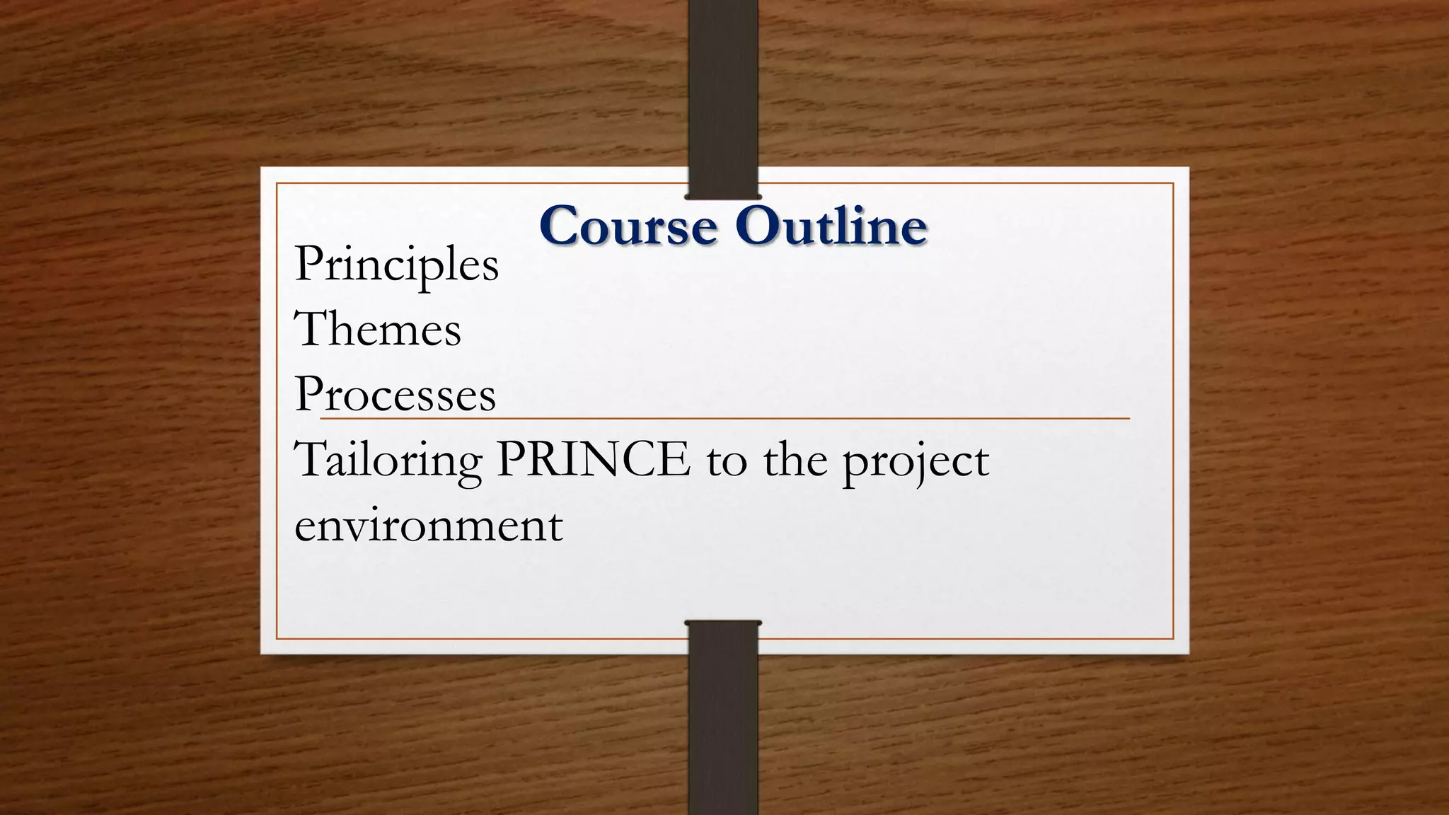 Prince 2 introduction | PPTX