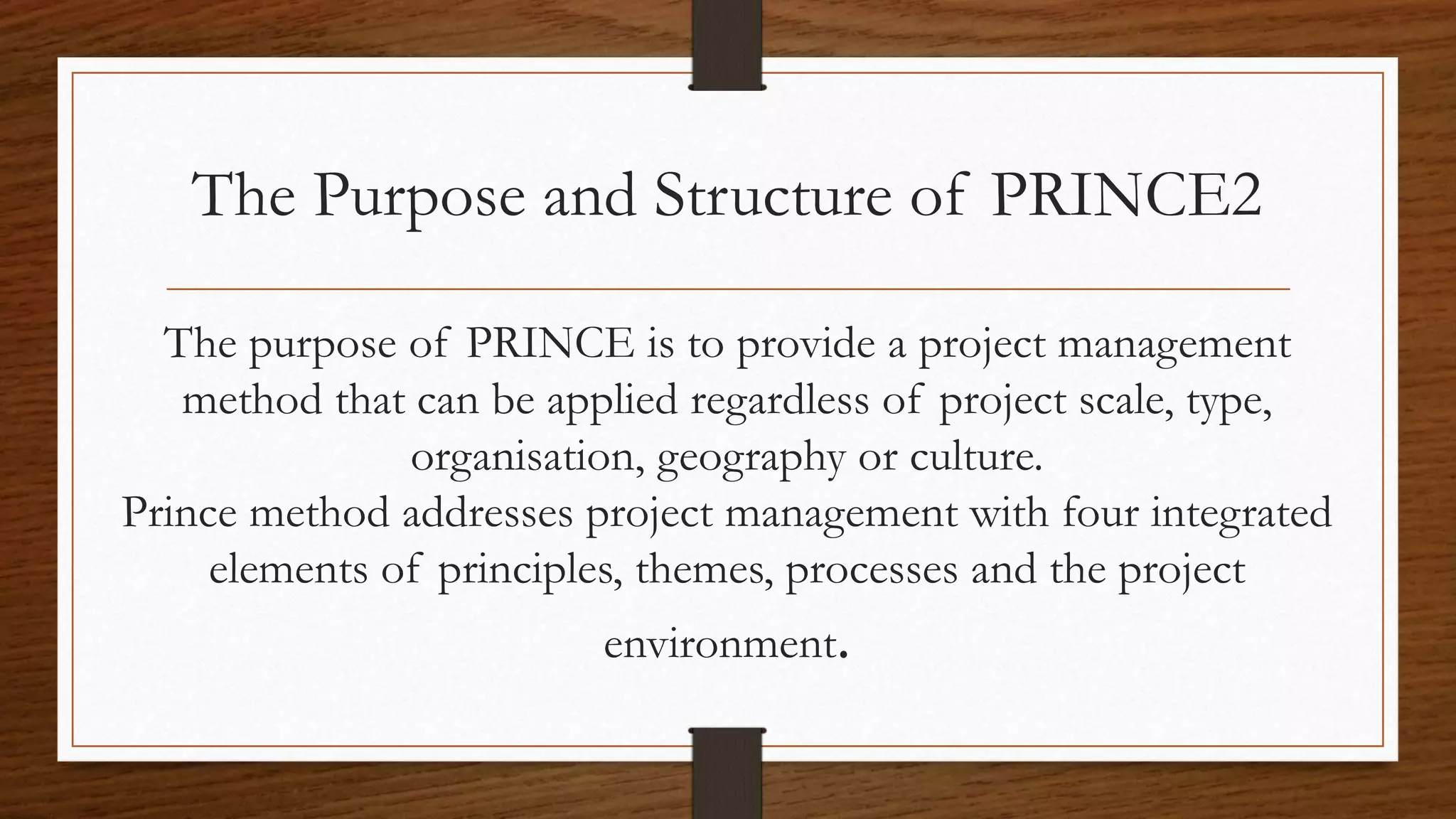 Prince 2 introduction | PPTX