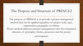 Prince 2 introduction | PPTX