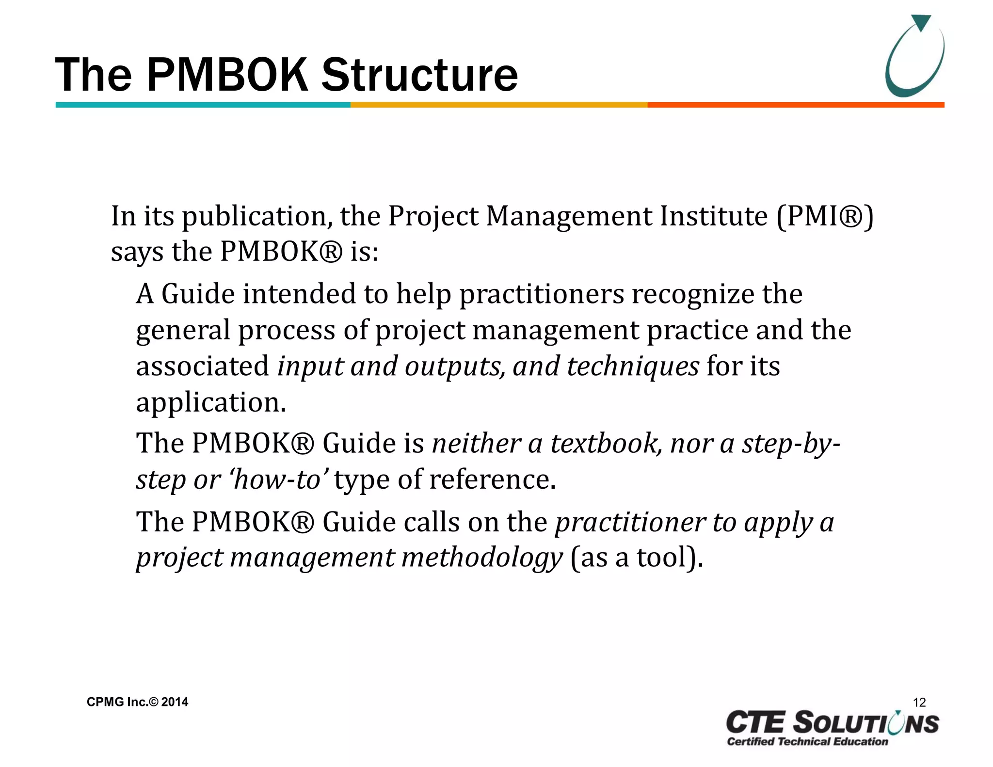 Prince2 & PMBOK Comparison Demystified | PDF