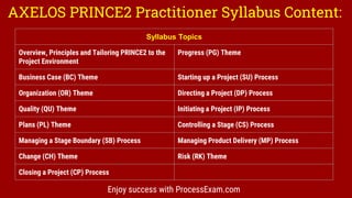 PRINCE2 Practitioner Certification | Questions and Answers | PPT