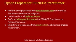 PRINCE2 Practitioner Certification | Questions and Answers | PPT