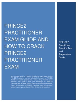 PRINCE2_Practitioner_Exam_Guide_and_How.pdf | Educational Assessment | Education