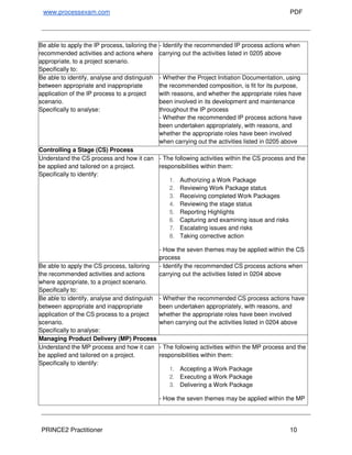 PRINCE2_Practitioner_Exam_Guide_and_How.pdf | Educational Assessment | Education