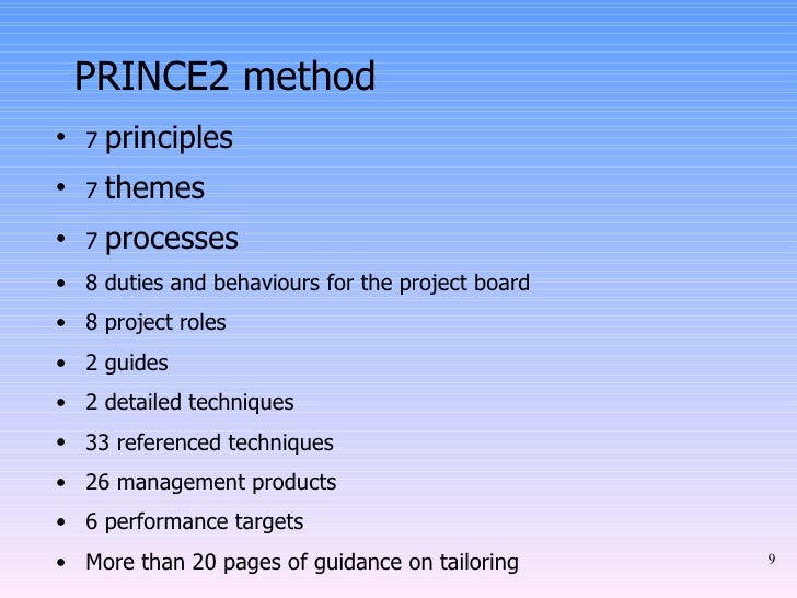 Prince2 Methodology