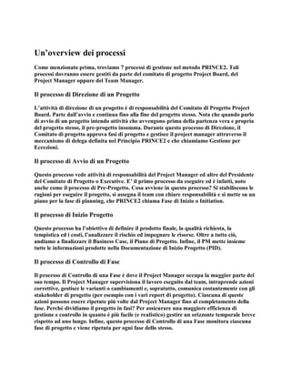 Prince2 processi | PDF