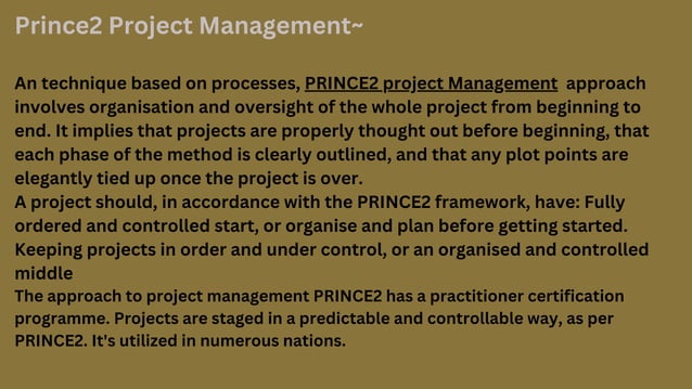 Prince2 project management. | PPT