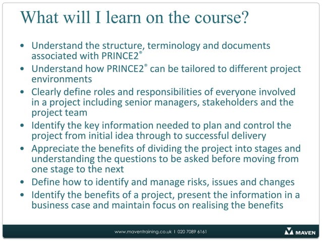 PRINCE2 Project Management Quick Guide | PPT