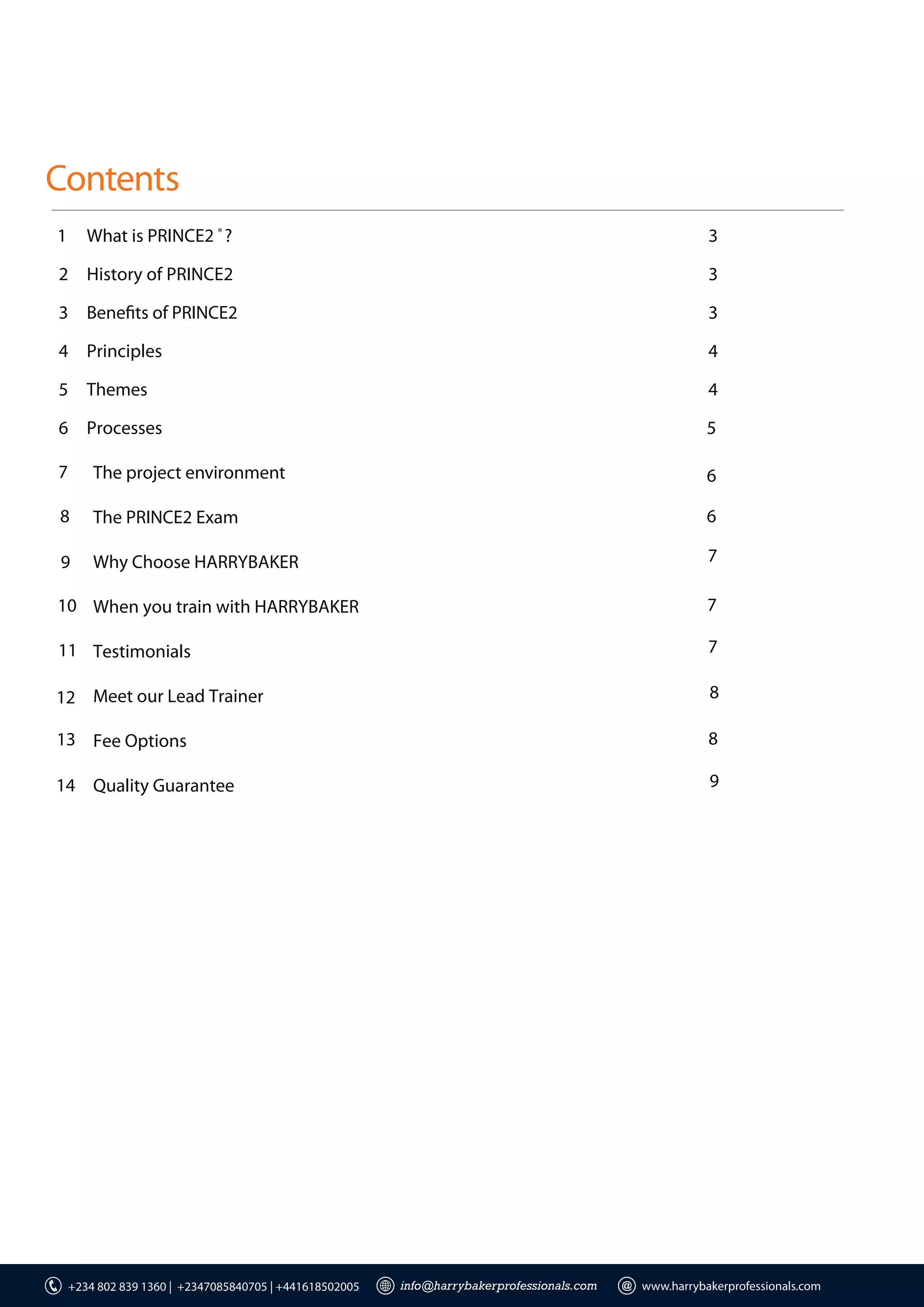 PRINCE2 quick guide | PDF