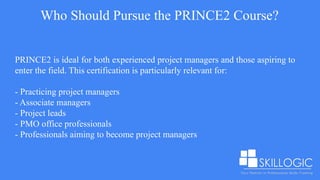 PRINCE2 Training Course in Bangalore.... | PPTX | Business Administration | Business