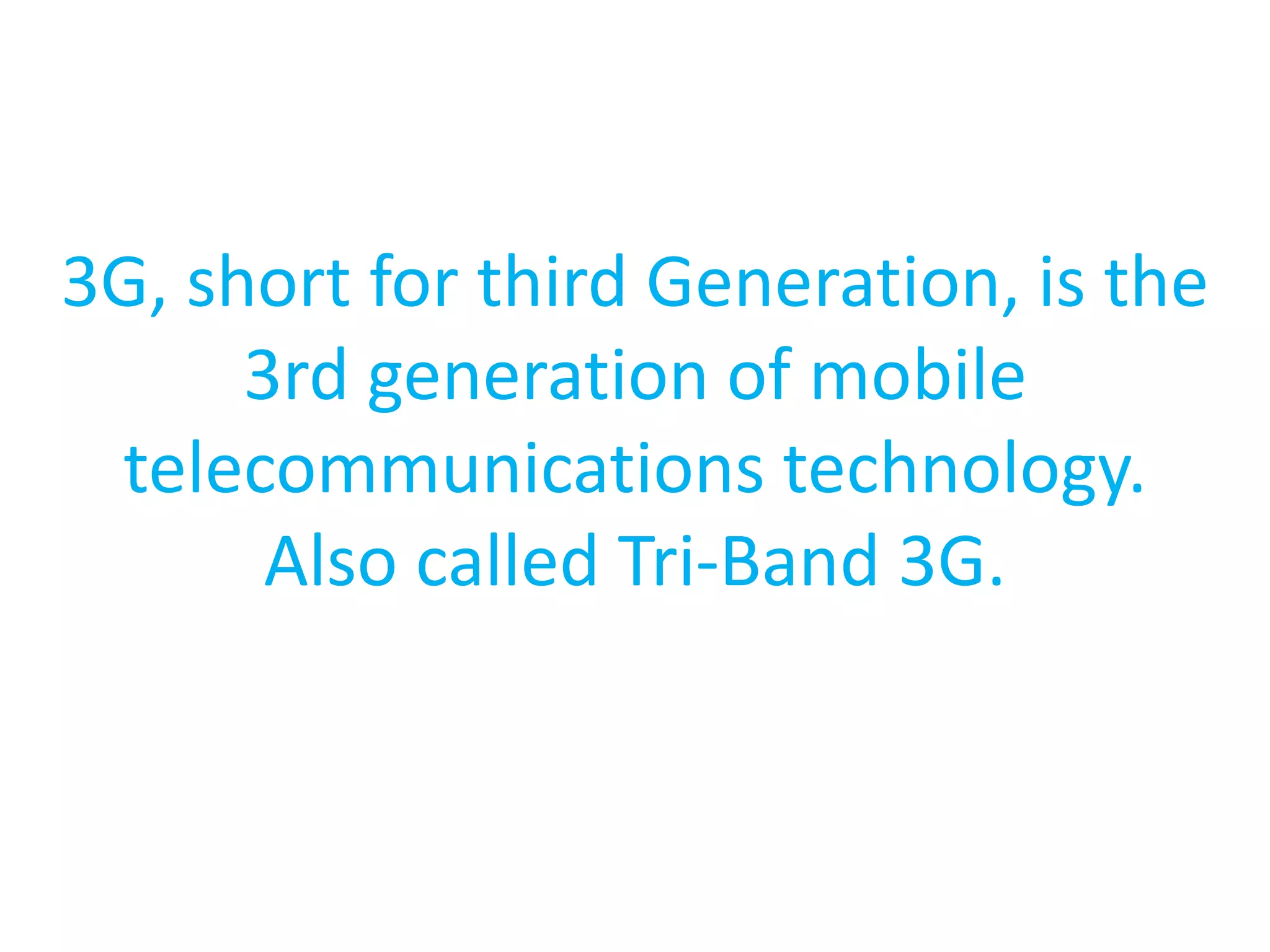 ppt on 3G by prince kumar kushwaha (RJIT) | PPT
