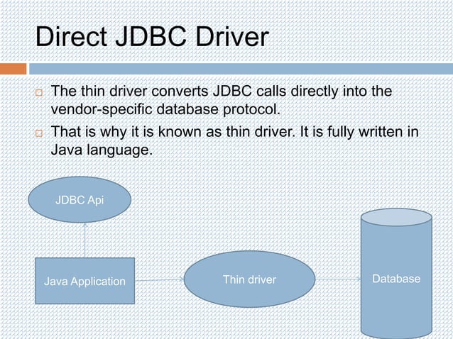 creating jdbc connection | PPTX