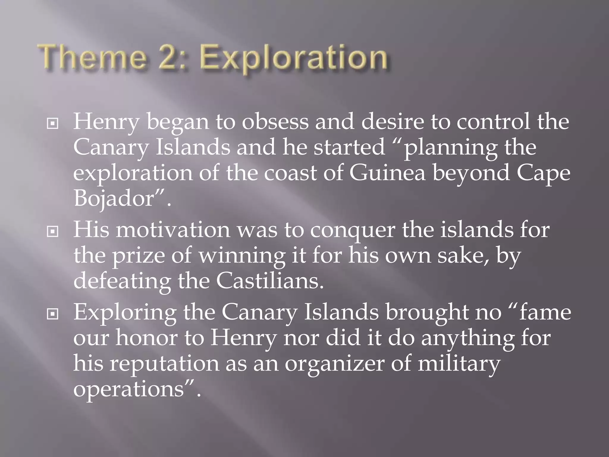 Prince henry ‘the navigator’ powerpoint | PPTX