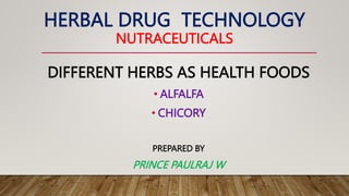 Prince Paulraj W HERBAL DRUG TECHNO.pptx
