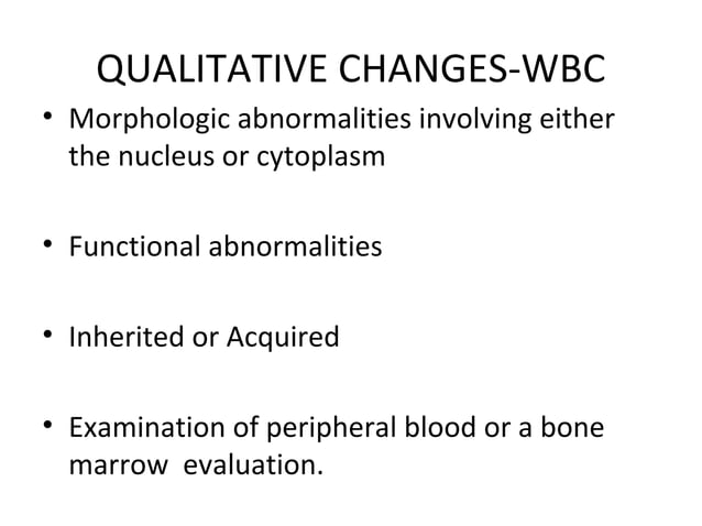 Morphology of white blood cells | PPT