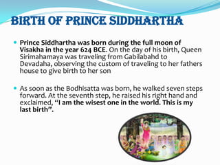 Prince siddhartha | PPTX