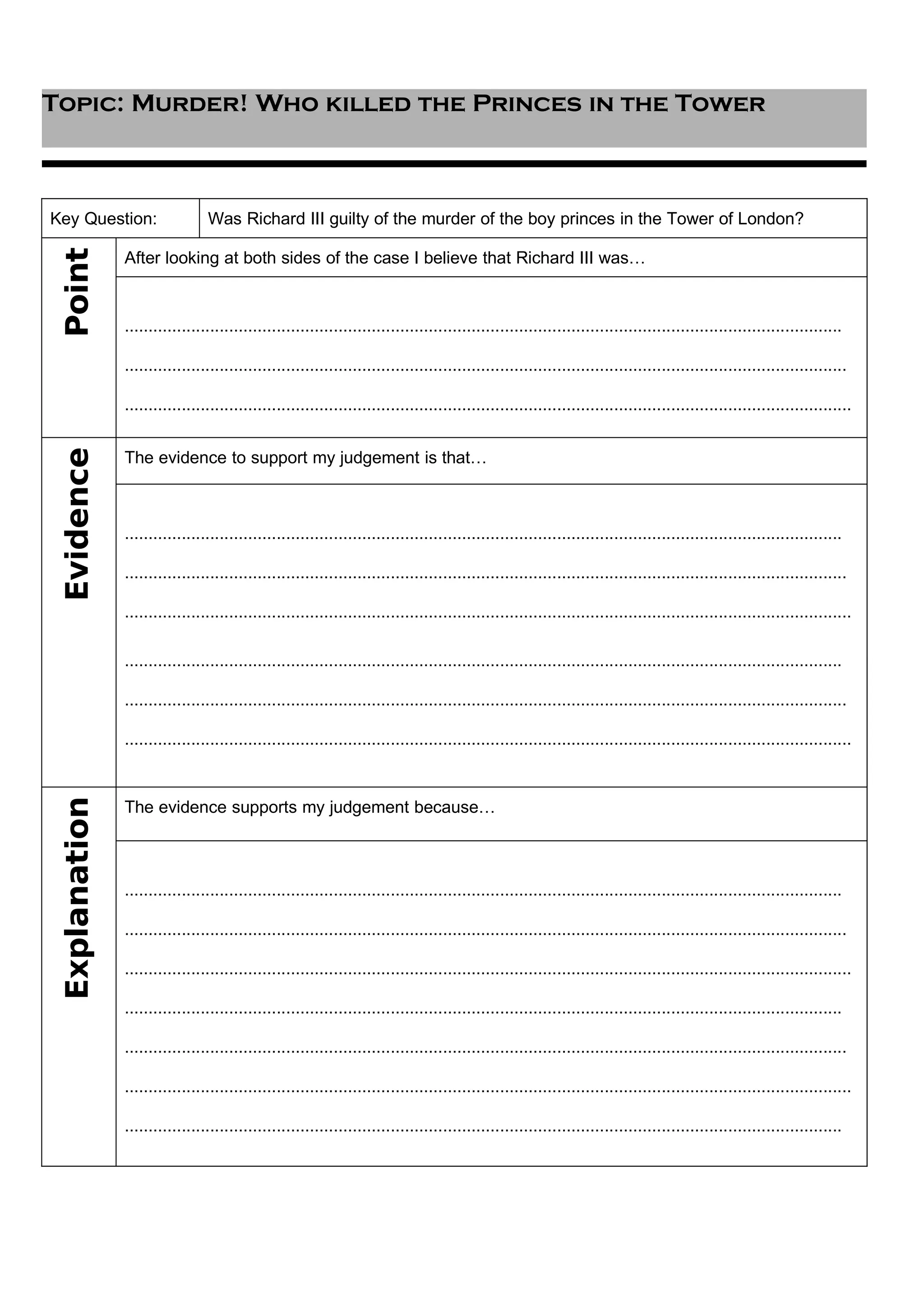 Princes In The Tower | DOC