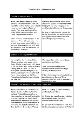 Princes In The Tower | DOC