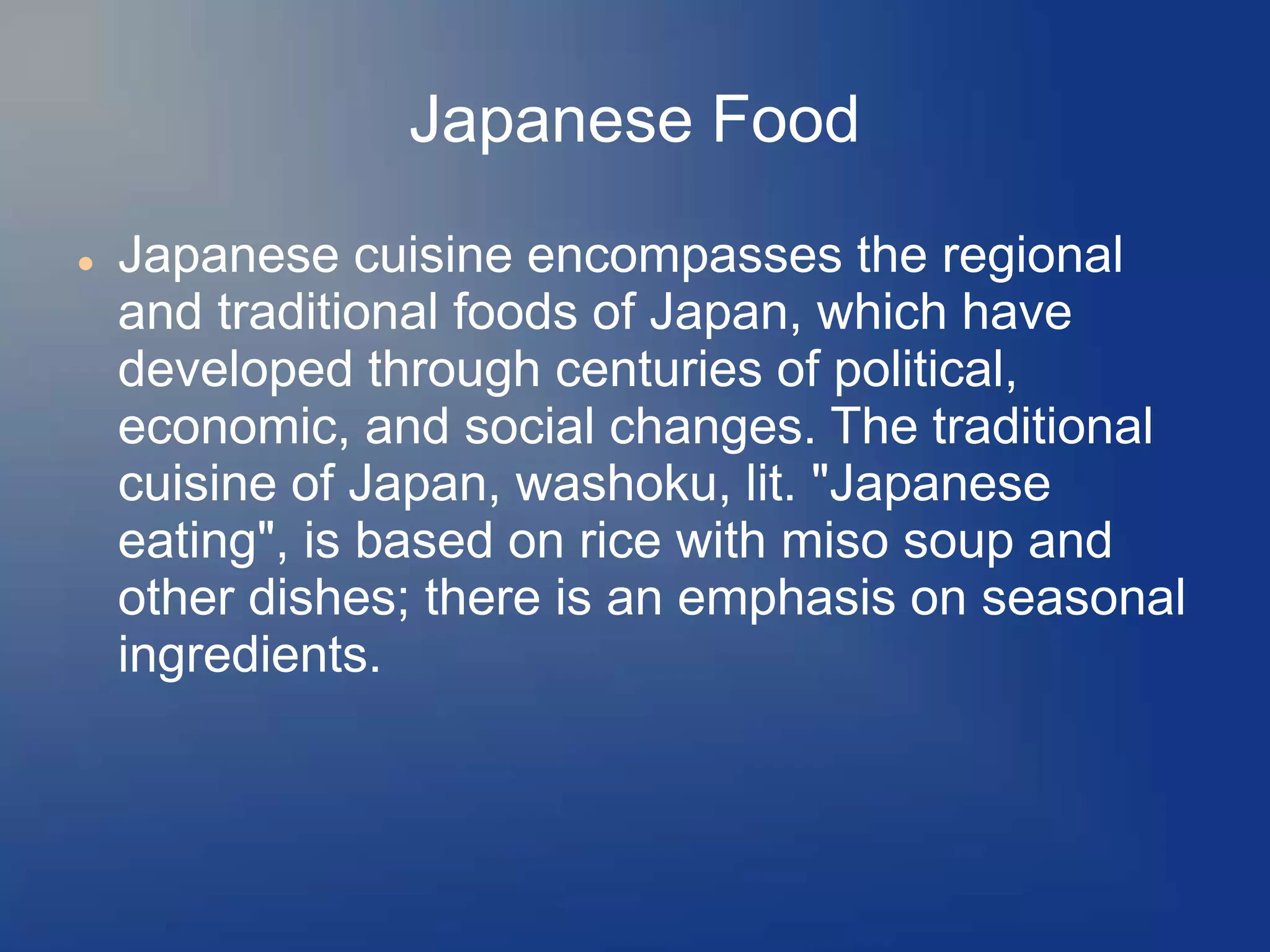 Types of Cuisine | PPT