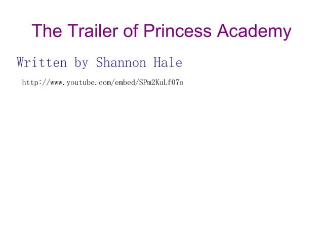 Princess academy | PPT