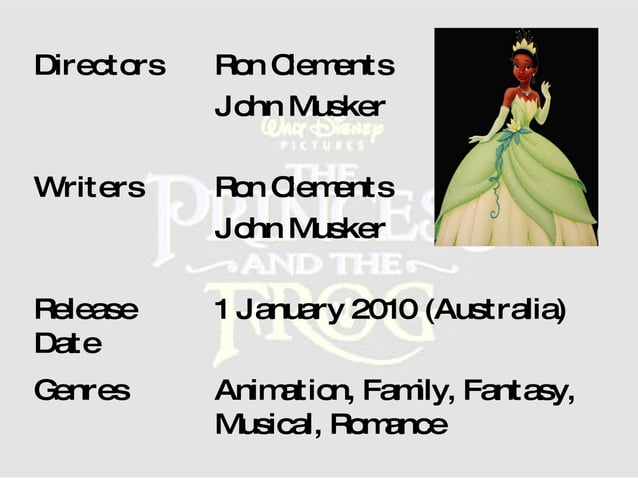 Princess And The Frog | PPT