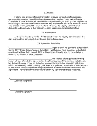 HOTT Princess Candidacy Packet 2014 | PDF | Women\'s Outerwear | Women ...