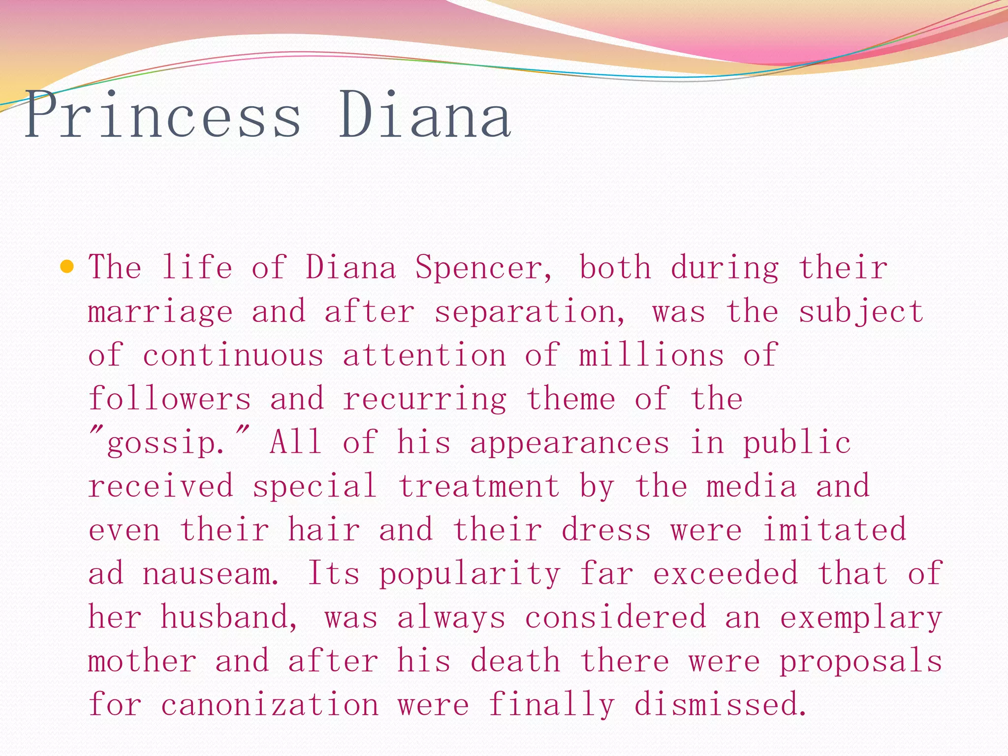 Princess diana | PPTX